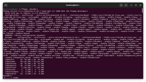 How To Install Ffmpeg On Ubuntu Foss Linux