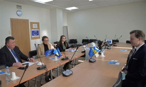 Новини Зустріч ректора з Представником Генерального секретаря Ради Європи