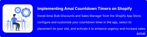 How To Create Urgency With Shopify Countdown Timers Amai