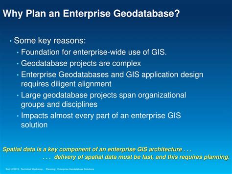 Ppt Planning Enterprise Geodatabase Solutions Powerpoint Presentation Id3630548