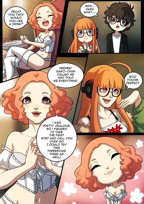 Rule 34 Akira Kurusu Atlus Comic Haru Okumura Kinkymation Megami