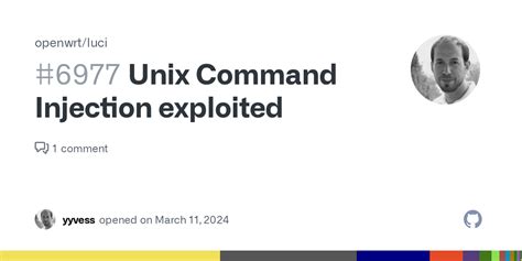 Unix Command Injection Exploited · Issue 6977 · Openwrtluci · Github