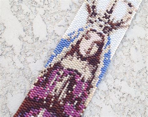 Alphabet Pattern In Odd Count Peyote Stitch Peyote Pattern Etsy