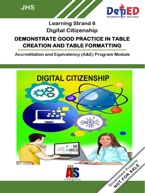 Demonstrate Good Practice In Table Creation And Table Formatting Pdf