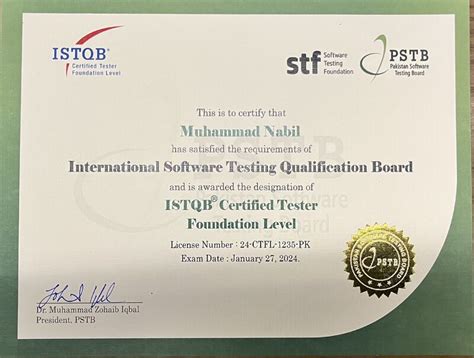 Muhammad Nabil On Linkedin Istqb Certification Softwaretesting Professionaldevelopment…