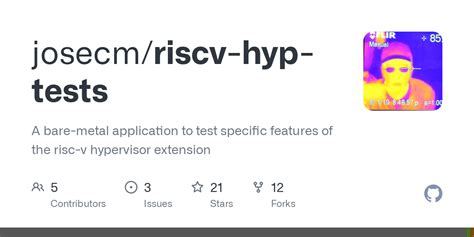 Github Josecmriscv Hyp Tests A Bare Metal Application To Test