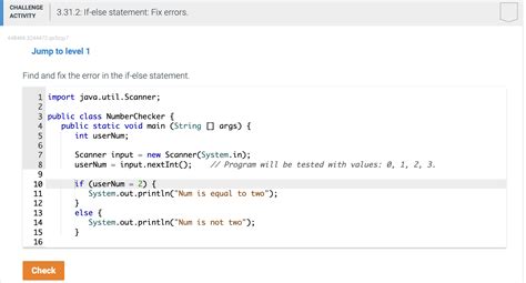 Solved Begin Tabular L L HALLENGE 3 31 2 If Else Chegg