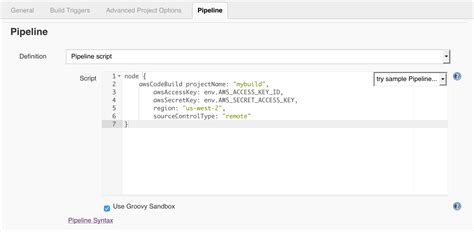 Jenkins Aws Codebuild Plugin