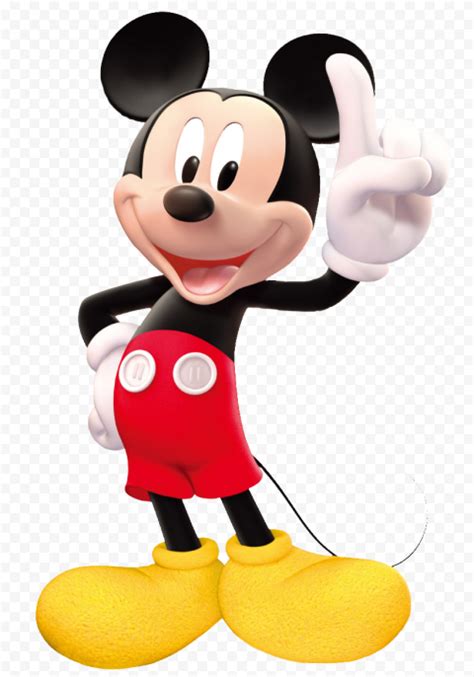Mickey Mouse Pointing Finger Clip Art
