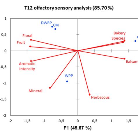 Generalized Procrustes Analysis Gpa Of The Mean Ratings For Olfactory Download Scientific