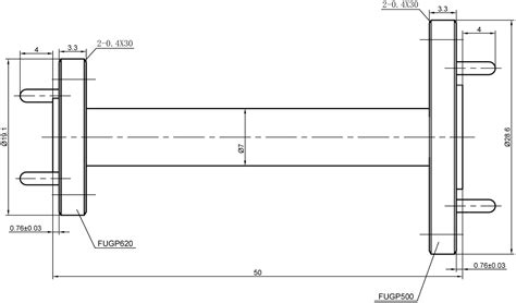 Waveguide Transitions Buy Waveguide To Coax Adapters End Launch Rectangular Straight