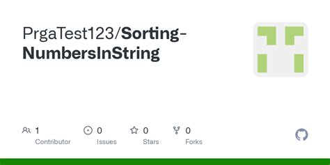 Github Prgatest123sorting Numbersinstring