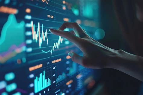 Premium Photo Analyzing Stock Market Indicators Data And Charts