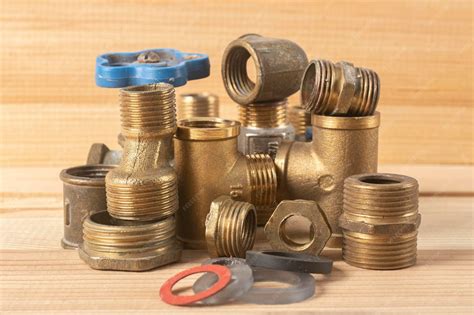 Adaptadores De Fontanería Para Tuberías De Agua Foto Premium