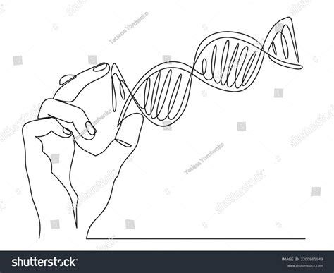 One Continuous Line Drawing Hand Holding Stock Vector Royalty Free
