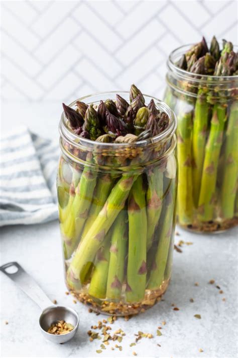 Quick Pickled Asparagus No Canning Necessary Simply Whisked