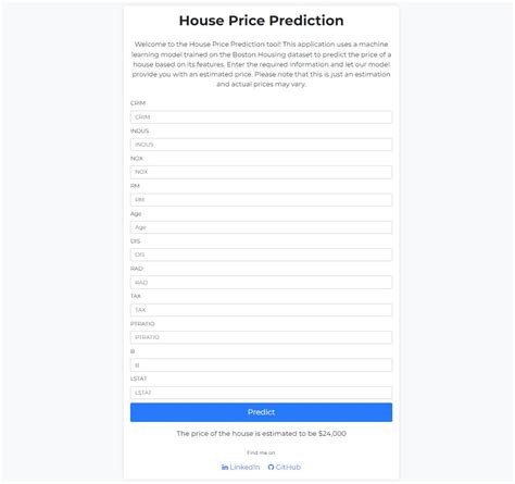 Github Oolwinds Housingprediction An End To End Machine Learning Web App That Predicts Boston