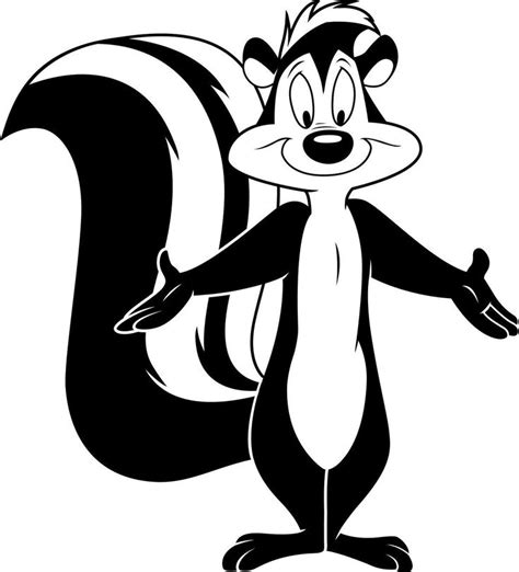 Pepe Le Pew Digital File Svg Png  Etsy Canada Looney Tunes