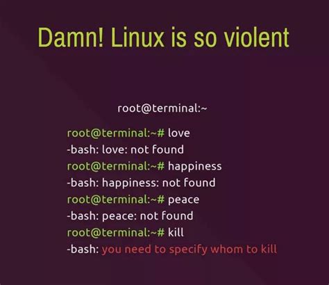 Violent Hell Yeah Linux DevRant