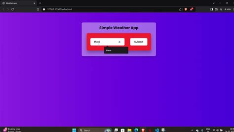hrishikesh bhople on linkedin 🌦️ just launched a weather app using html css and javascript this…