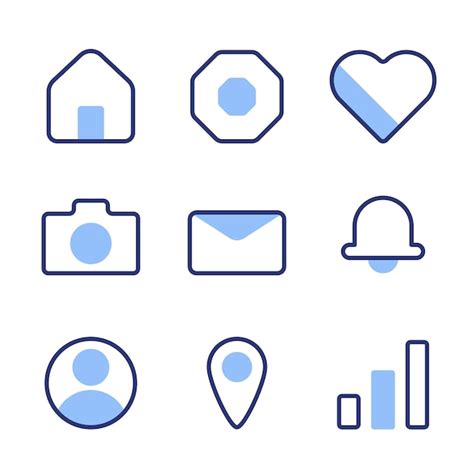 Premium Vector Collection Of Menu Icon Designs In User Interface Buttons