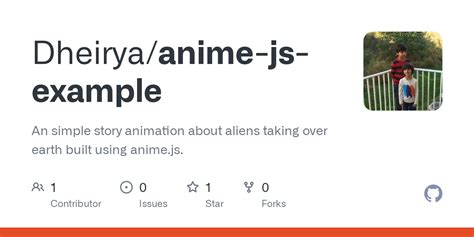 Github Dheirya Anime Js Example An Simple Story Animation About