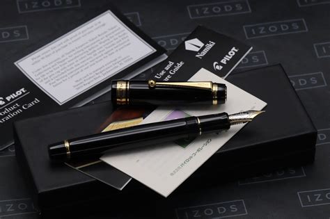 Pilot Custom 845 Urushi Black Fountain Pen Fine Nib Izods