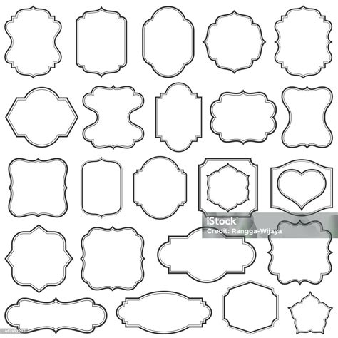 플레인 프레임 Ii 프레임에 대한 스톡 벡터 아트 및 기타 이미지 프레임 건설 프레임 복고풍 Istock