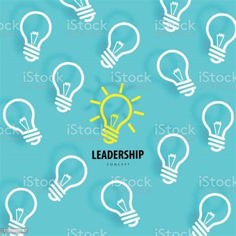 종이 아트 추상 라이트 램프 라인 아이콘 종이 컷 스타일 벡터와 리더십 개념 개념에 대한 스톡 벡터 아트 및 기타 이미지 개념 개성 개념 리더십 Istock