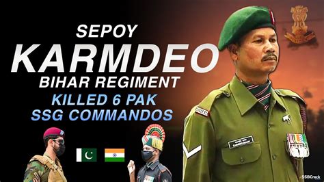 Man Who Fought With 6 Pakistani Ssg Commandos Alone Youtube