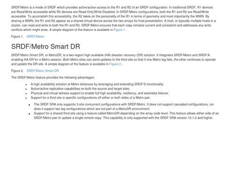 Srdf Metro Implementing Dell Srdf Sra With Vmware Srm Dell Technologies Info Hub