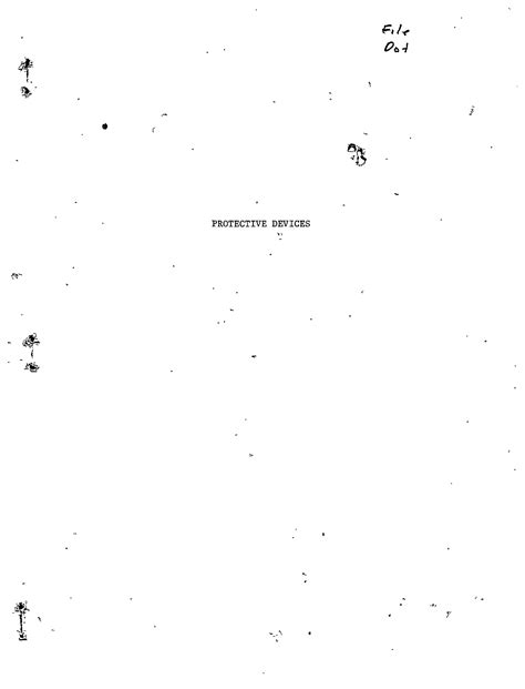 Protective Devices Manual Ieee Ecp Solutions Our Innovation Your Solution