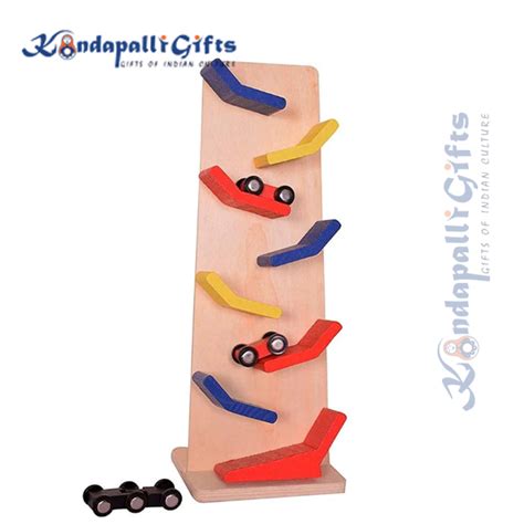 Buy Kondapalli Wooden Handmade Slippery Car Toy Multicolour Online At Low Prices In India