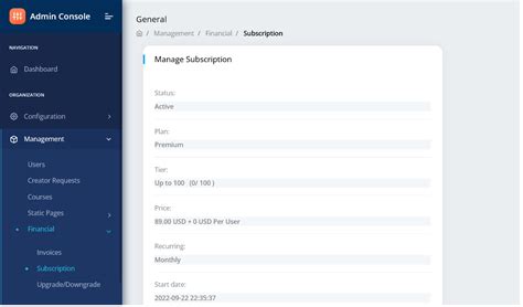 Checking Subscription Status