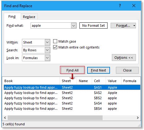 How To Apply Fuzzy Lookup To Find Approximate Match Result In Excel