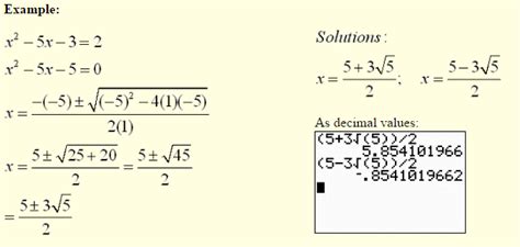 A Summary Of The Methods Of Solving Quadratic Equations CBSE Library