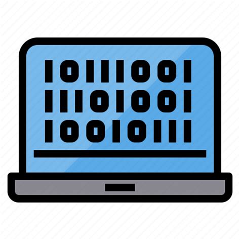 Binary Code Coding Development Programming Technology Web Icon
