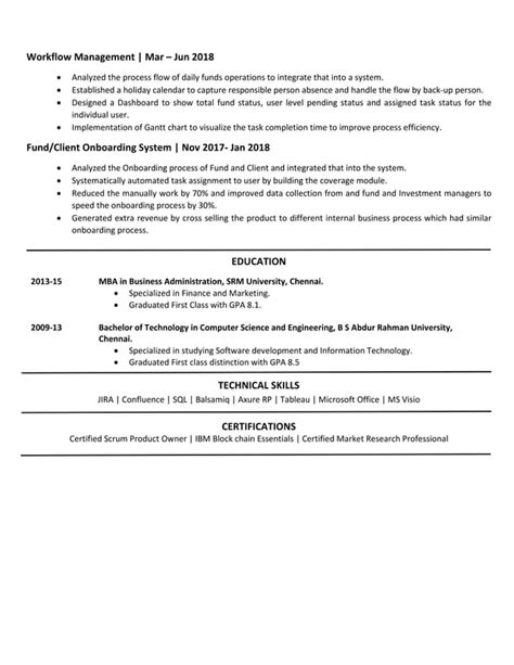 Sarath K K Lead Business Analyst Pdf