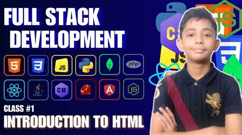 Introduction To Html Full Stack Web Development Full Course From