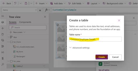 Build Form And Connect To Table Data In Power Apps Crmonce