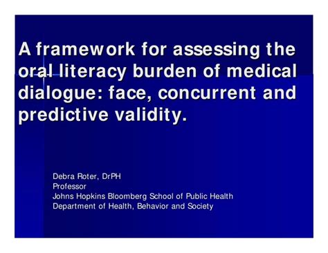 Ppt A Framework For Assessing The A Framework For Assessing The