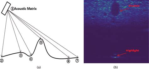 Schematic Diagram Of Forward Looking Sonar Imaging Principle A Emits Download Scientific