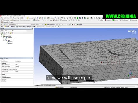 فیلم آموزشی Ansys Meshing Pinch Basic Tutorial 14 فیلم های