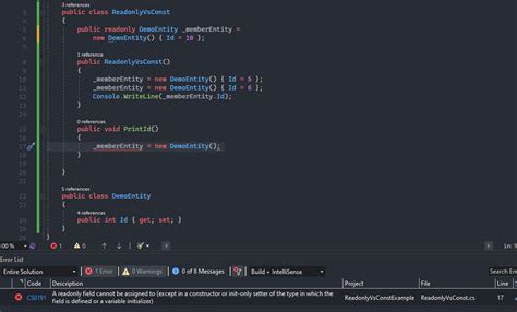 c — readonly vs const “readonly” and “const” keywords are… by serhat zor medium