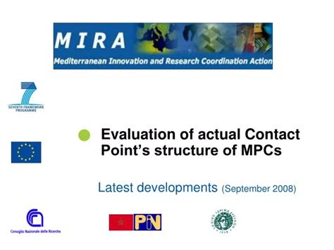 ppt evaluation of actual contact point s structure of mpcs powerpoint