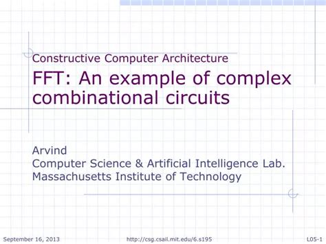 Ppt Constructive Computer Architecture Fft An Example Of Complex