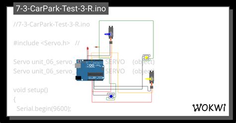 7 3 Carpark Test 3 O Wokwi Esp32 Stm32 Arduino Simulator