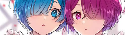 Download Wallpaper Pink Hair Girls Anime Blue Eyes Beautiful Short