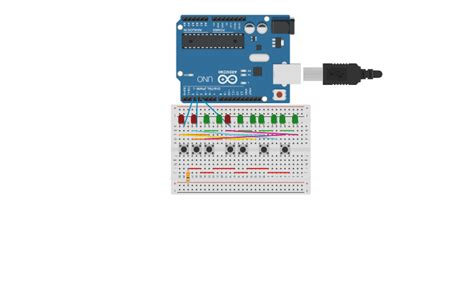 circuit design decimal to binary 1 tinkercad