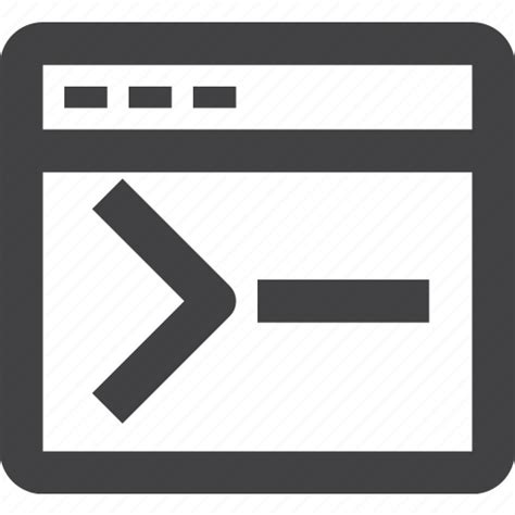 browser command console gui interface line window icon download